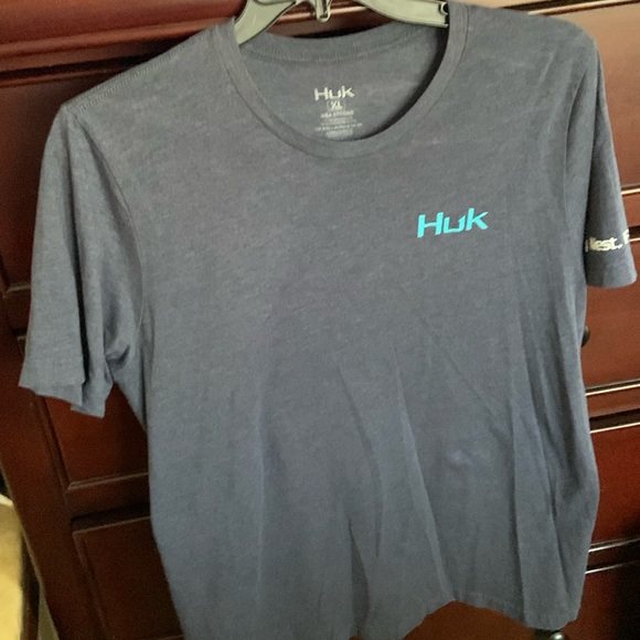 Huk | Shirts | Huk Blue Tee Shirt Mens Xl | Poshmark